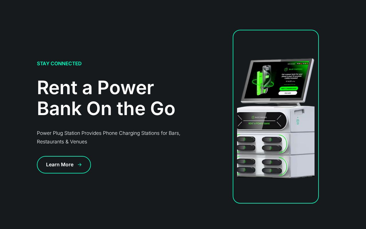 Power Plug Station | Phone Battery Charging Stations